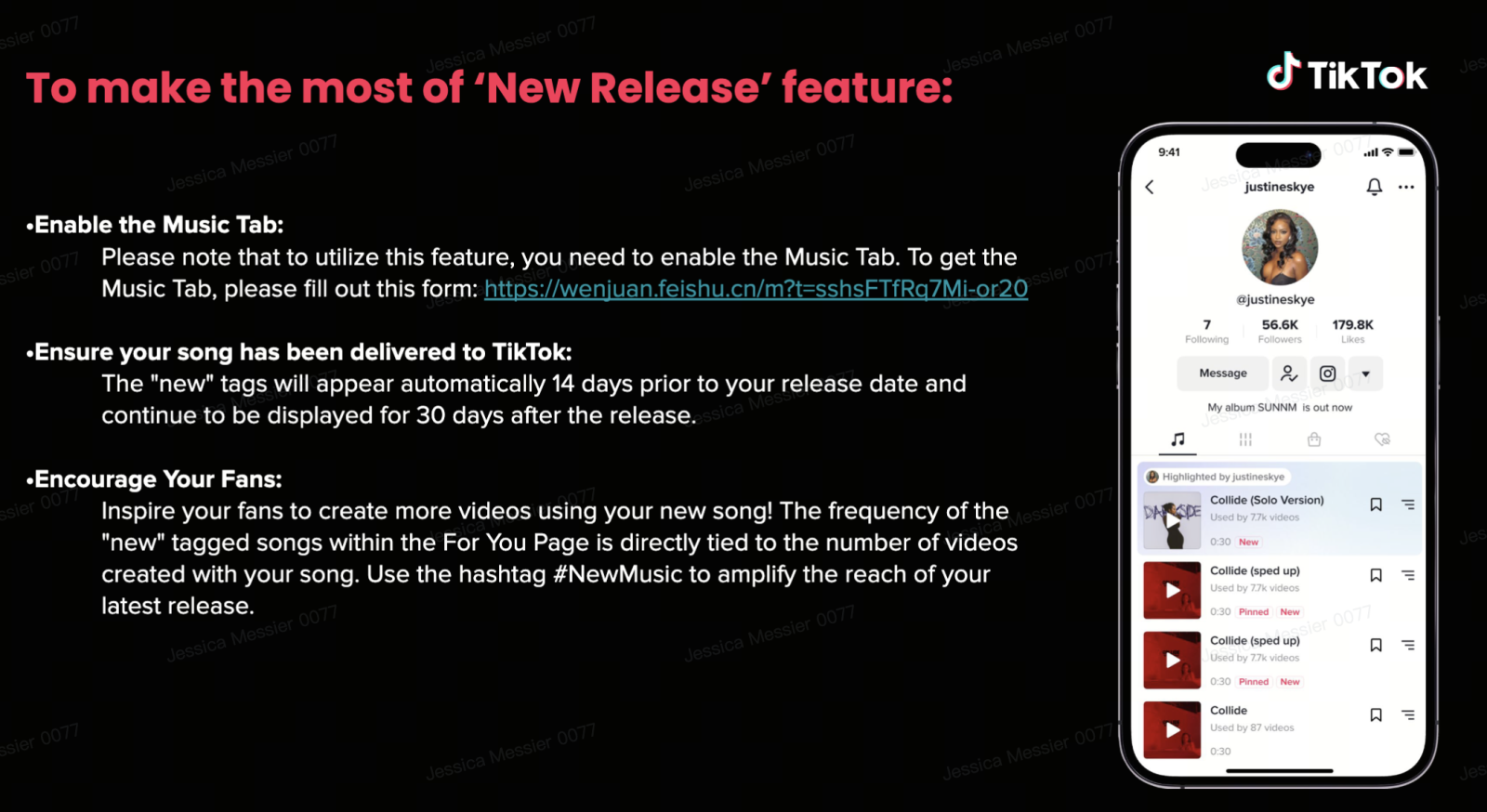 TikTok Introduces "New Release" Feature - Label Engine News